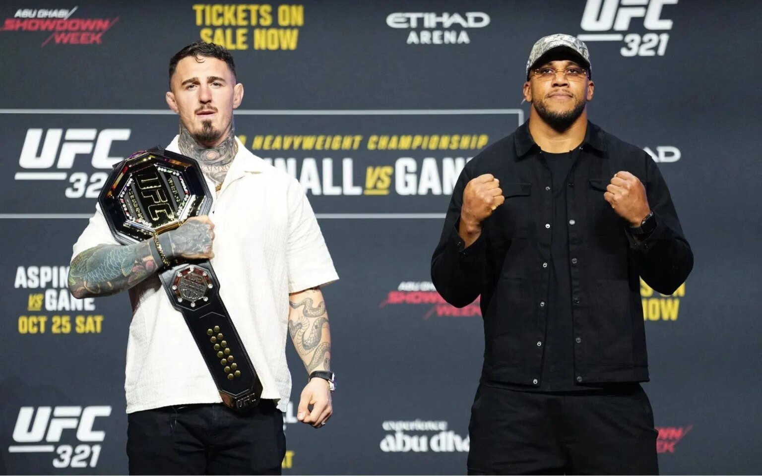 UFC 321 獎金和獎金：湯姆·阿斯皮納爾 (Tom Aspinall)、西里爾·甘恩 (Cyril Gane)、麥肯齊·鄧恩 ...